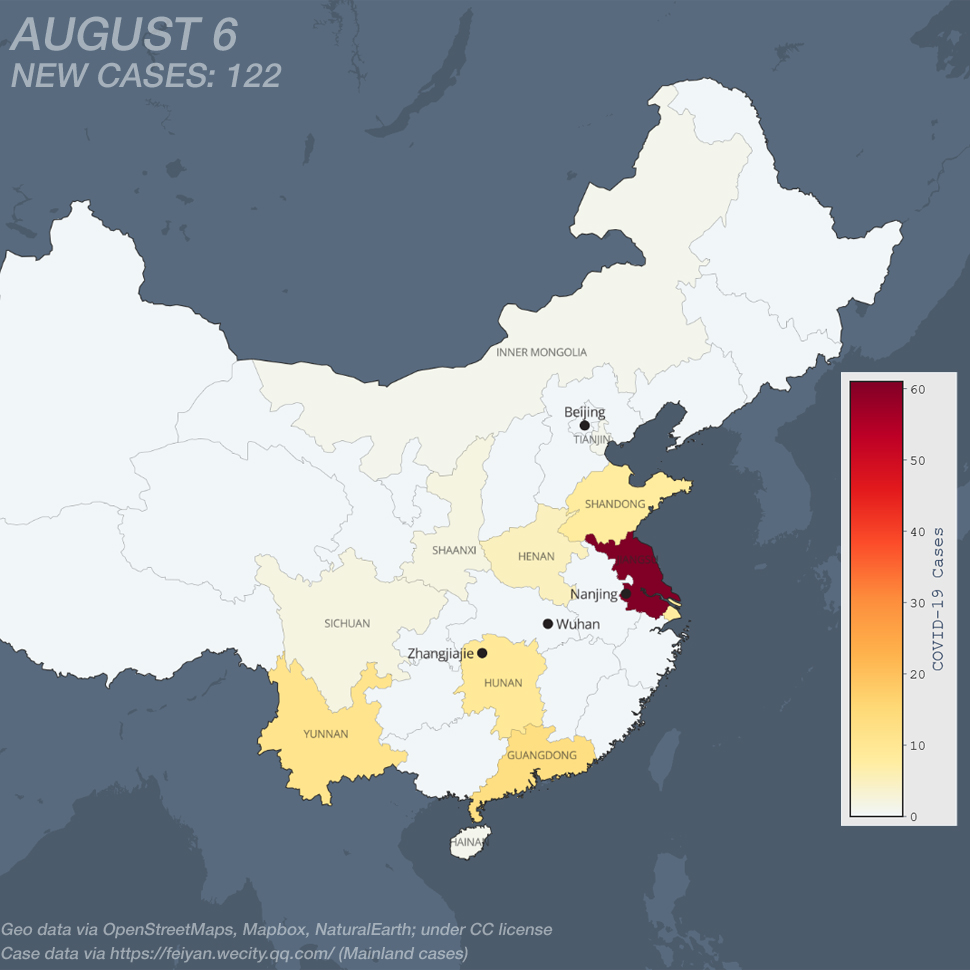 China's Delta Outbreak Mapped | Geopolitical Monitor